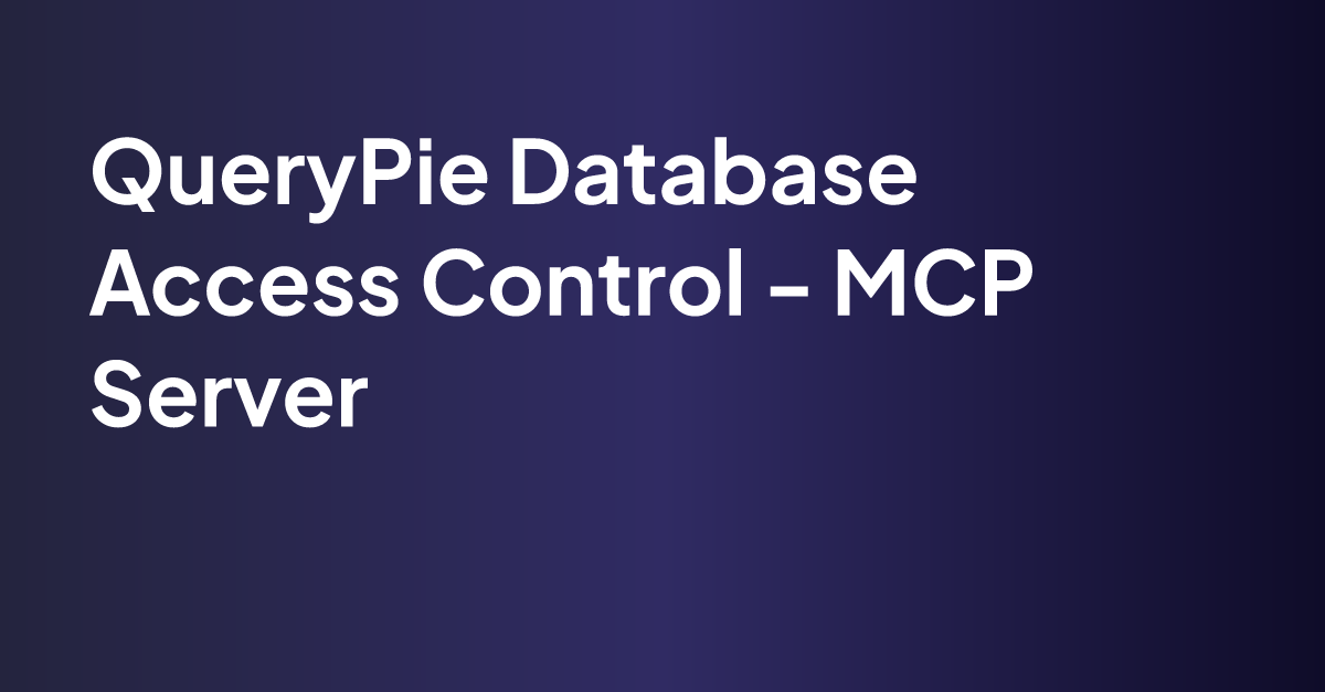 Querypie Database Access Control Mcp Server